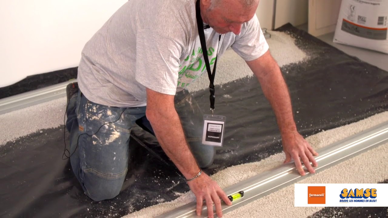 La chape sèche de Fermacell chez SAMSE - YouTube