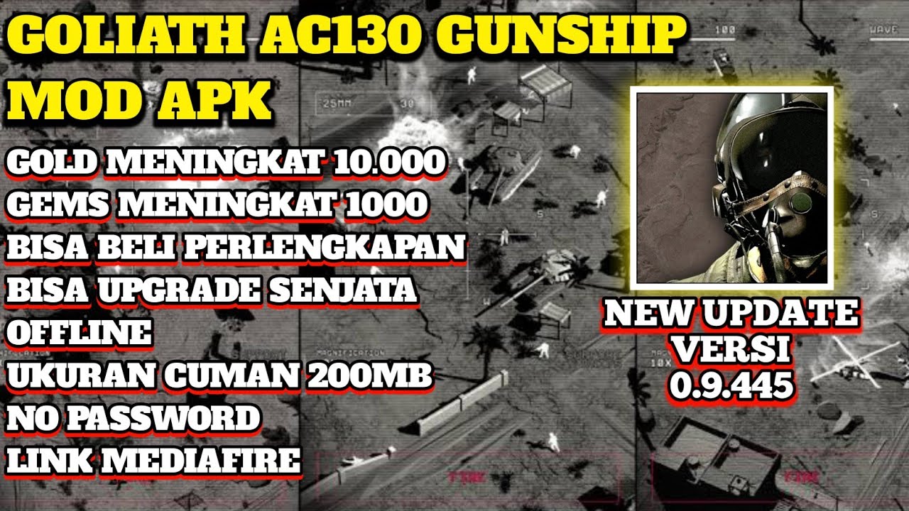Goliath ac130 gunship mod apk terbaru 0.9.445 new update mod apk ...