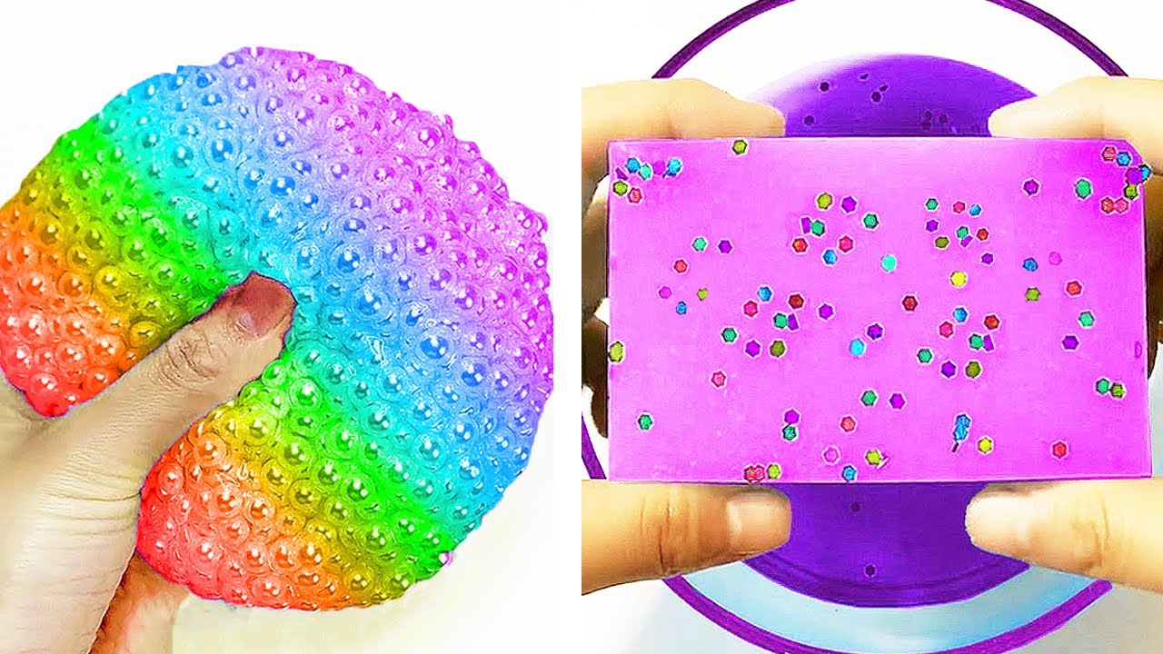 Satisfying Slime Asmr Relaxing Slime Videos 2287 Youtube