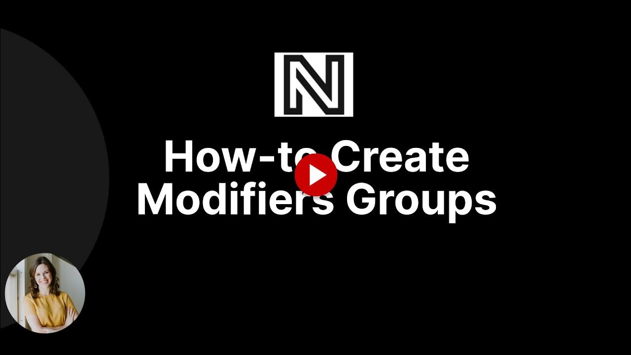 How to Create Modifiers Groups on Netron Takeaway & Delivery Platform – August 2024 - YouTube