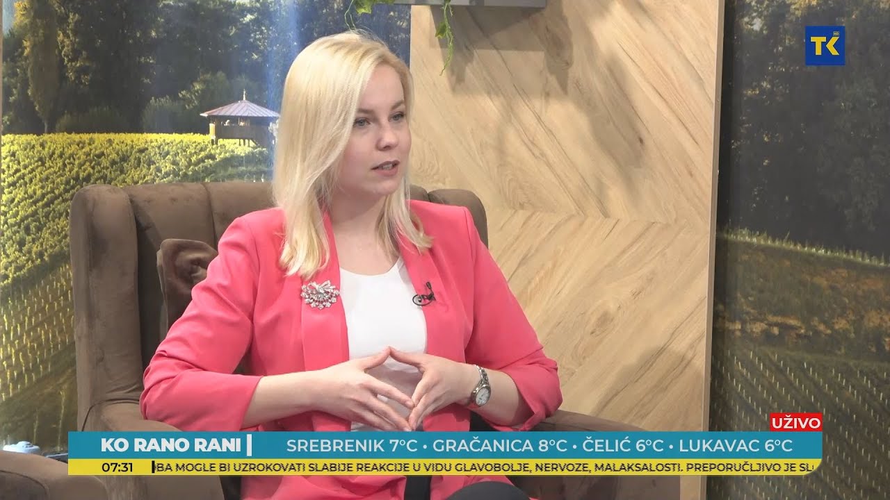 JUTARNJI PROGRAM RTVTK: EDINA SEJDIN - KOORDINATORICA PROJEKTA TUZLA ...