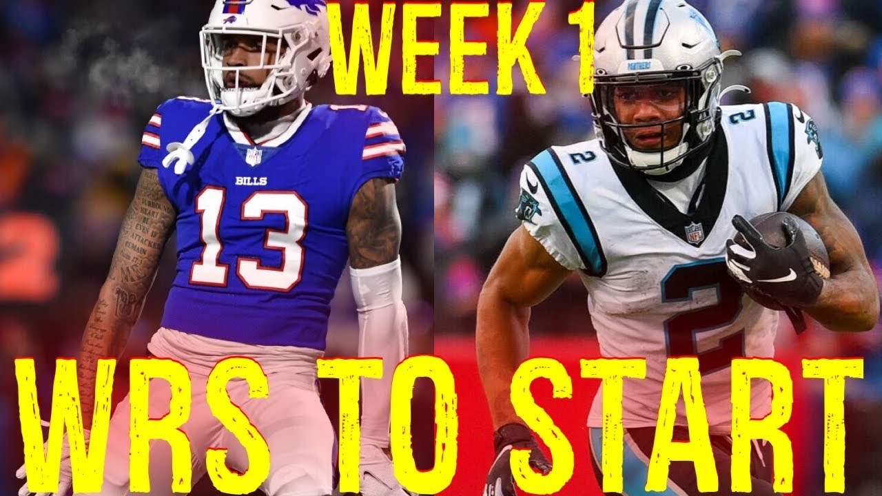 Wide Receivers To Start Week 1 Fantasy Football - YouTube