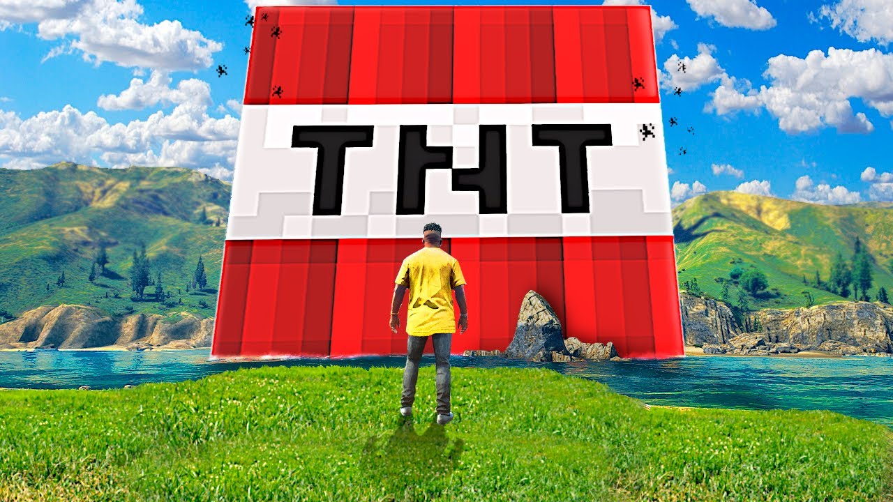 GTA 5 But There's Real TNT.. - YouTube