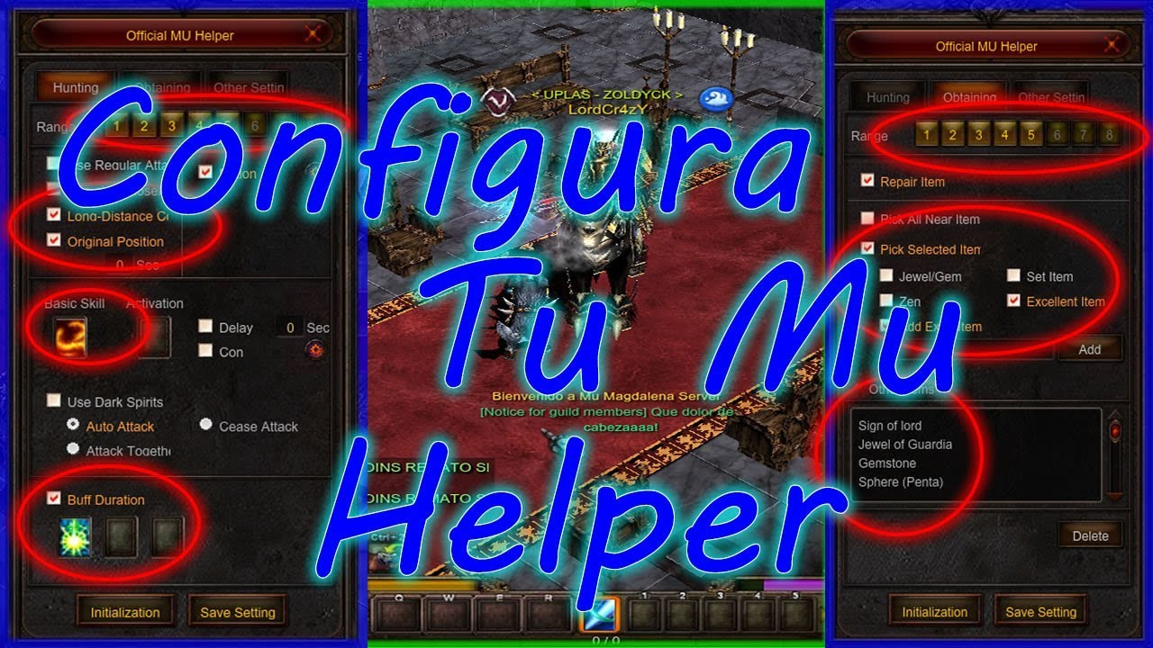 Mu Helper Configuracion Basica - YouTube