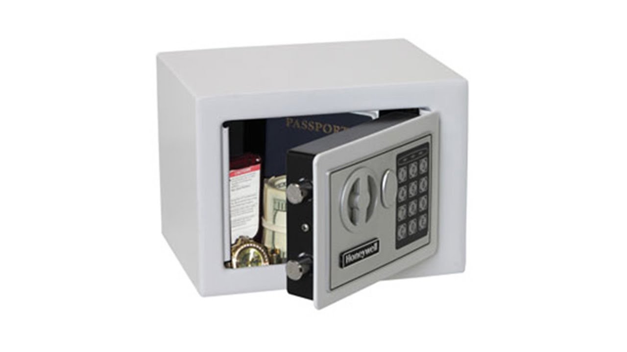 Honeywell White Digital Steel Compact Security Safe - .17 Cu Ft. (5005W ...