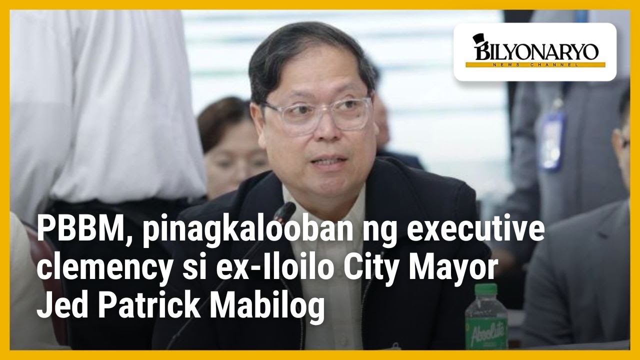 PBBM, pinagkalooban ng executive clemency si ex-Iloilo City Mayor Jed ...
