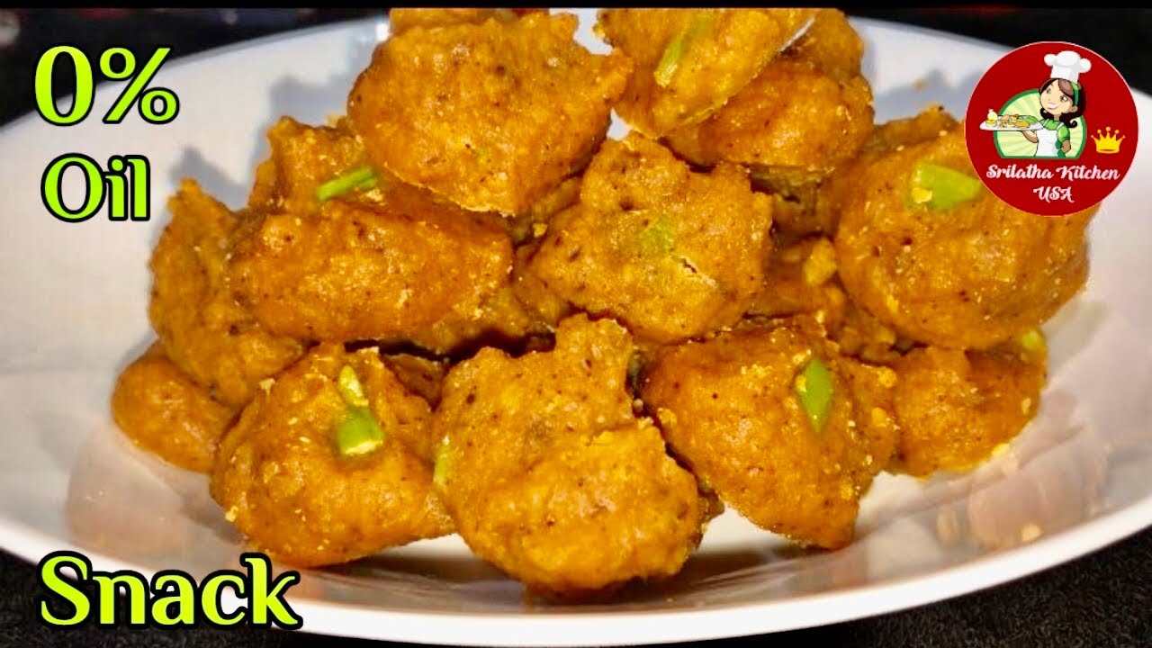 నూనె లేకుండా ఇలా healthy snacks చేసుకొండి సూపర్ గా ఉంటాయి - Zero Oil ...