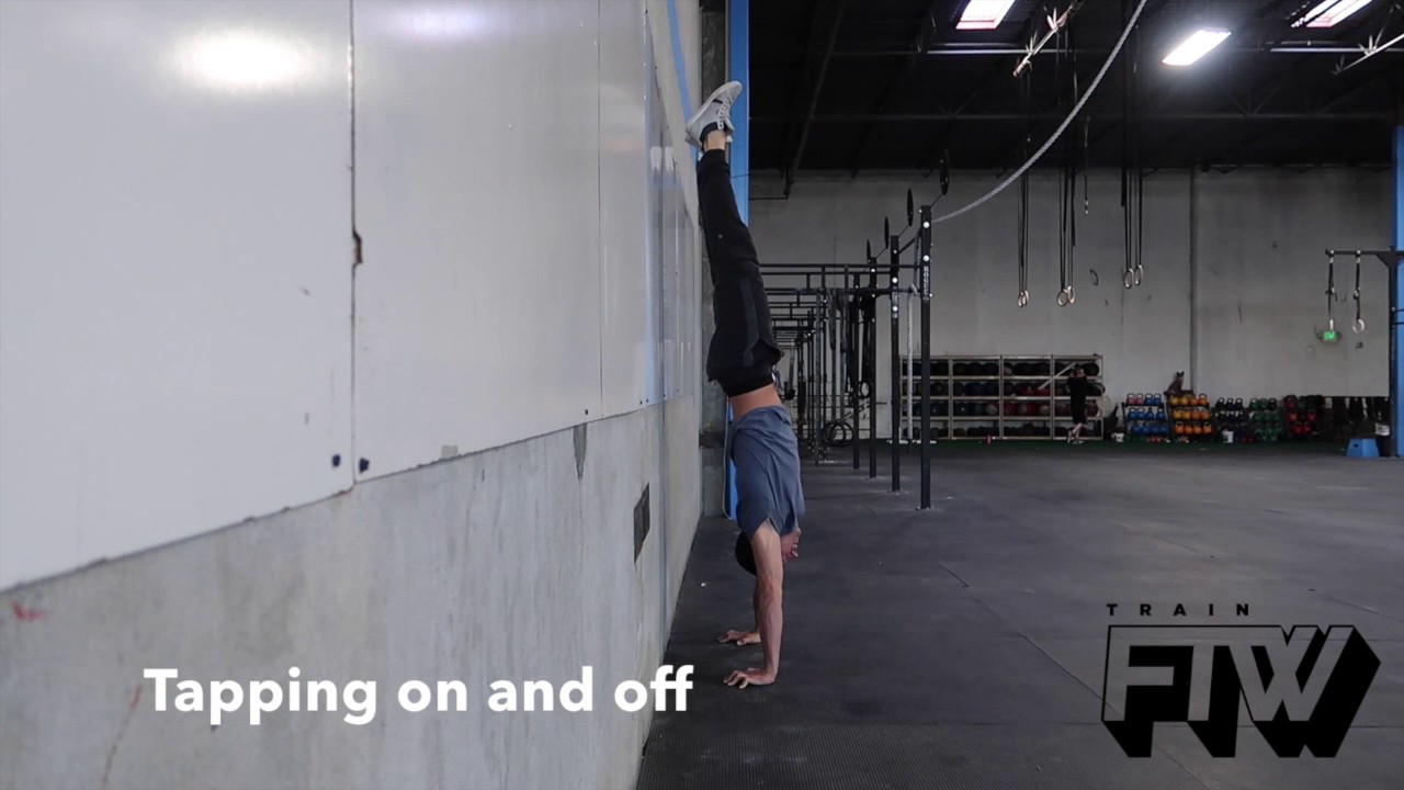 Handstand Hold Options- Back To Wall - YouTube