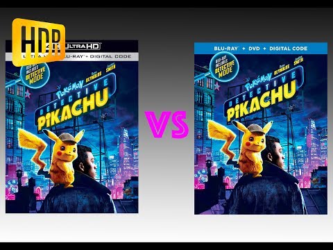 ▶ Comparison of Pokemon Detective Pikachu 4K (2K DI) HDR10 vs Regular Version