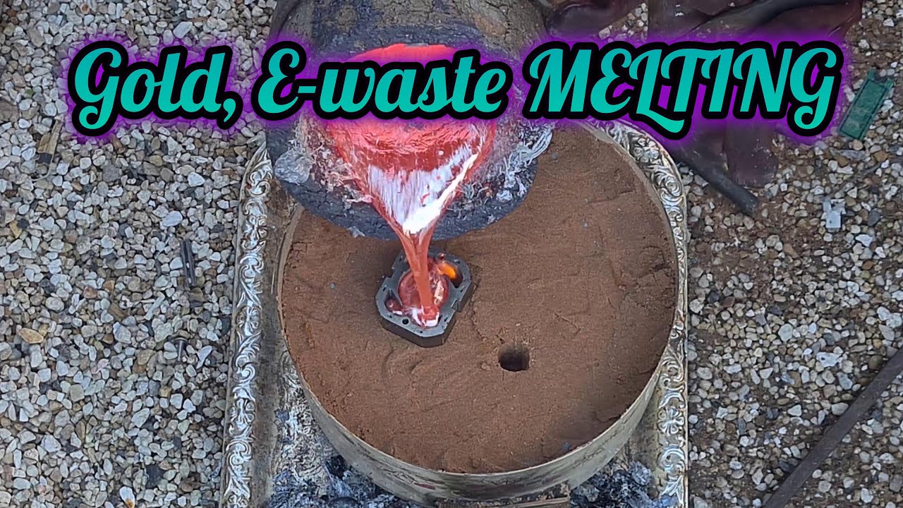 E-waste MELTING PN Junction Diode Schottky Diode - YouTube