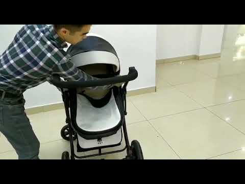 Коляска aimile чёрно- белая цена 7800 сом обзор от 01032020 - YouTube