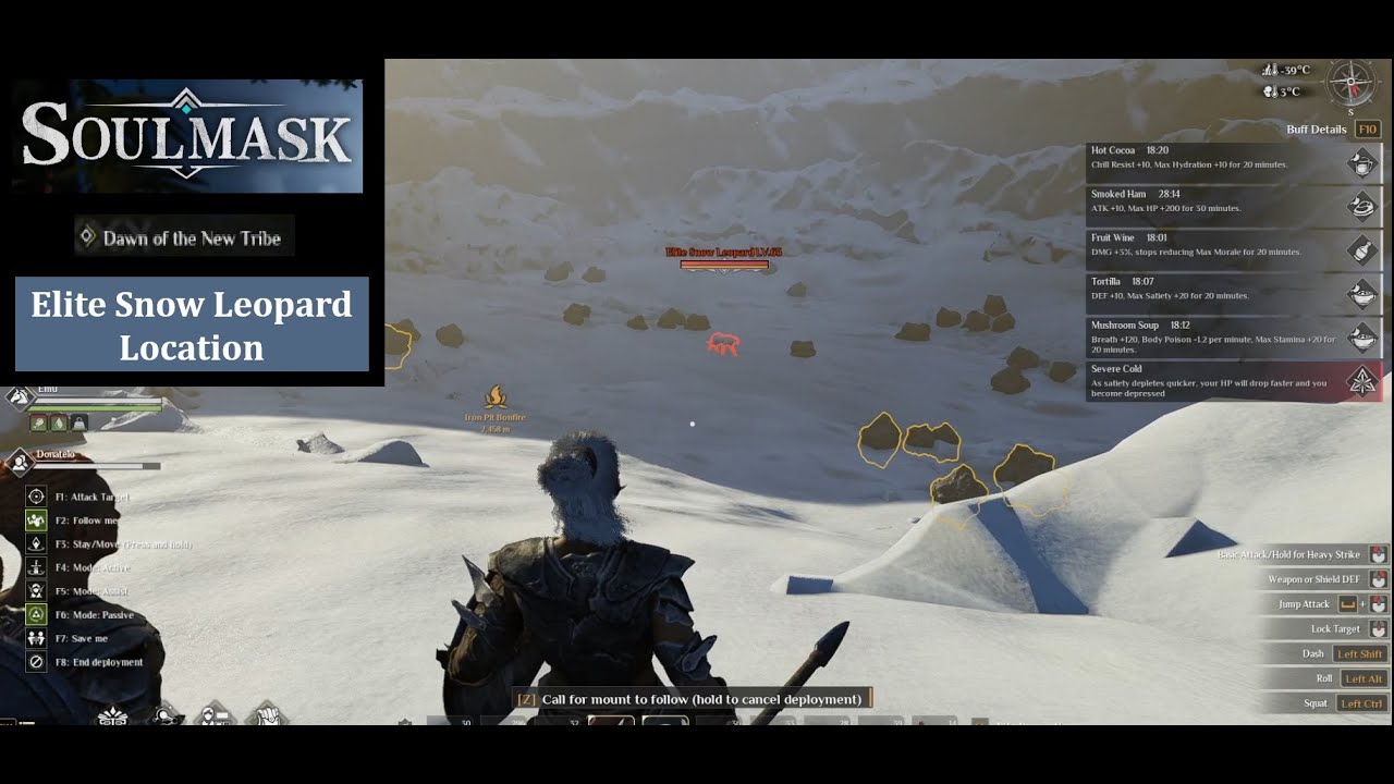 SOULMASK | Elite Snow Leopard Location - YouTube