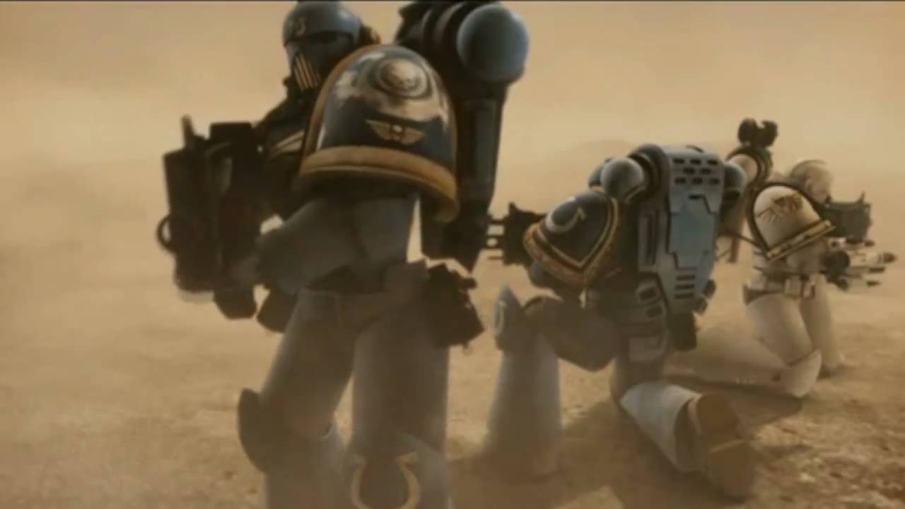 Warhammer 40000 - Ultramarines Fight Scene - YouTube
