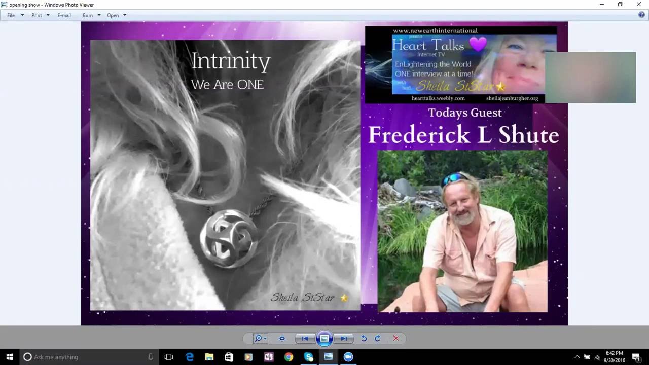 The Intrinity - Heart Talks Interviews Frederick L Shute - YouTube