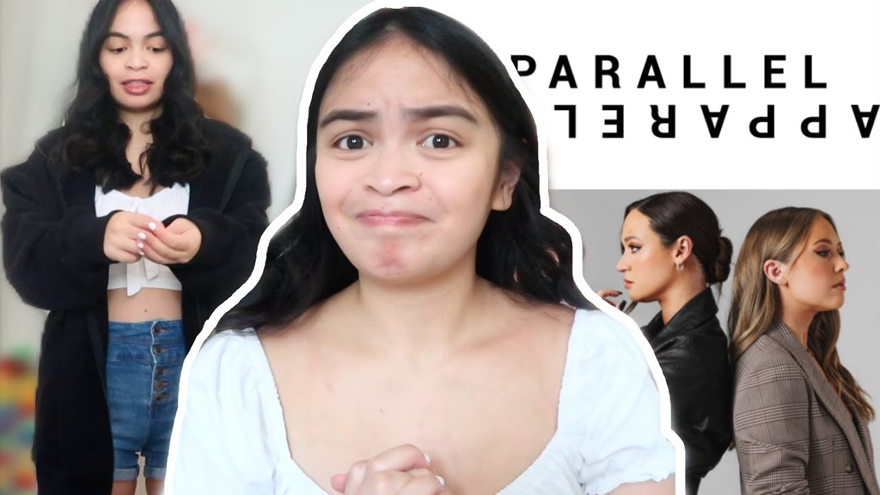 Haul and Review of Parallel Apparel *lowkey dissapointed* - YouTube