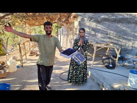 A surprise and gift for Ali and Zahra in a mountain cabin