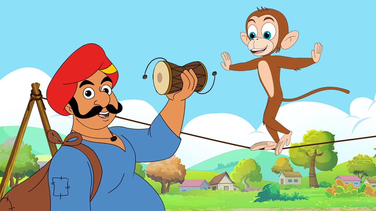 हिन्दी कालू मदारी आया | Kalu Madari Aaya | Fun For Kids TV Hindi ...