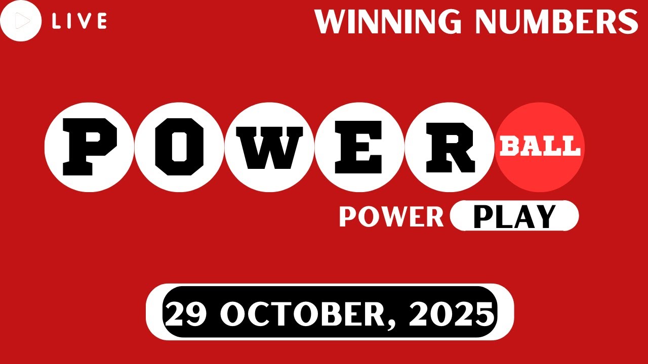 Powerball Lottery Drawing for Oct 29, 2025 - Live Winning Numbers ...