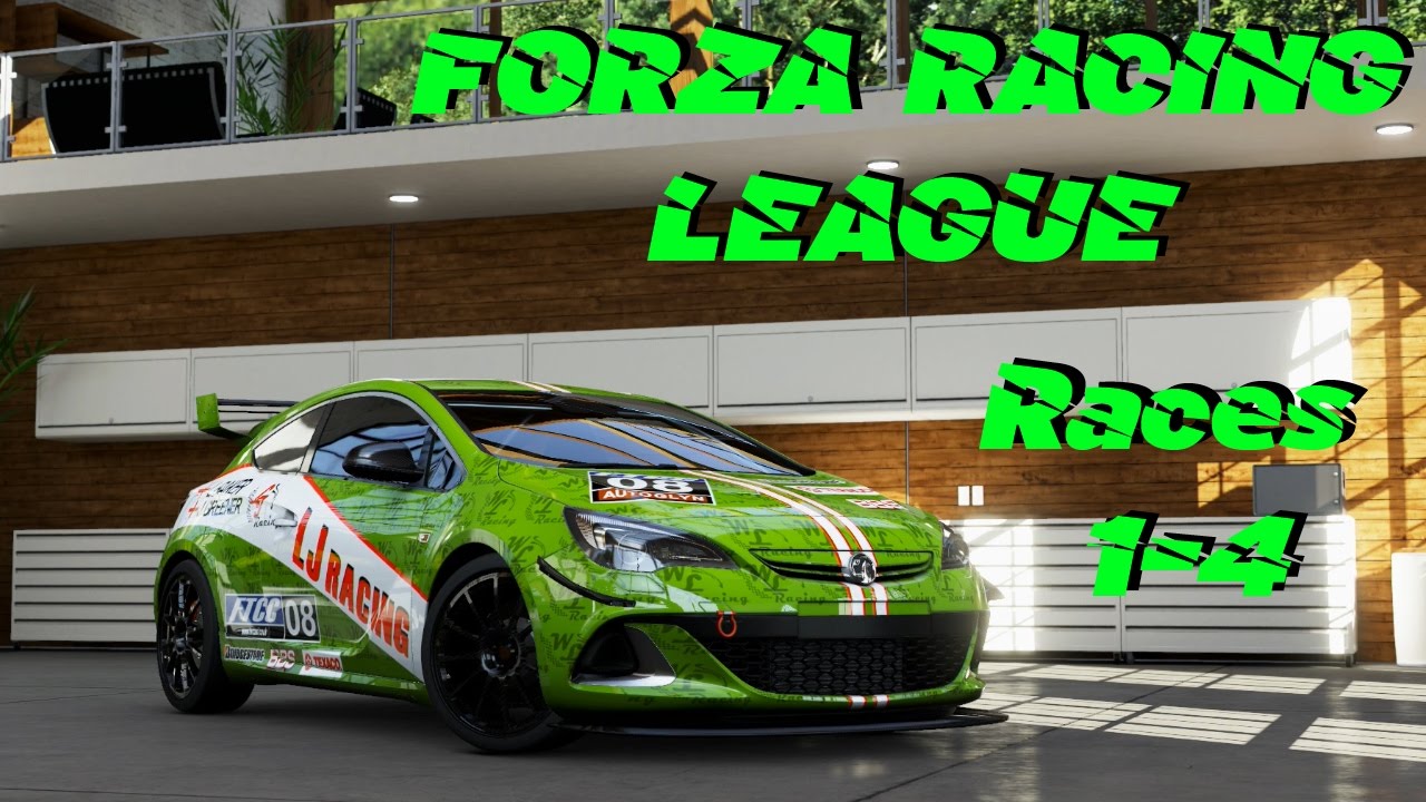 Forza Racing League Race 1-4 - Bumber Cars - Online Xbox One - YouTube