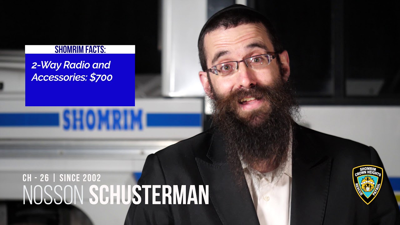 Nosson Shusterman Speaks For Crown Heights Shomrim Fundraiser - YouTube