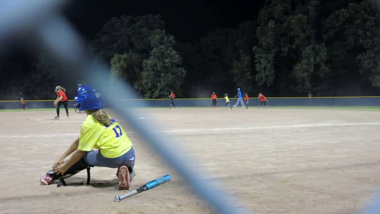 Clutch Claira: Birthday girl doubles in the tying run. - YouTube