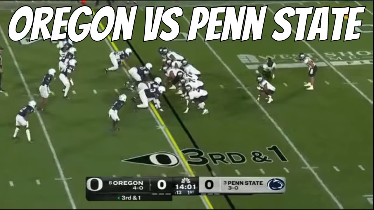 B1G Top 10 Matchup: #6 Oregon vs #3 Penn State Full Game Highlights ...