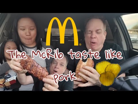 The McRib Taste Like Pork - YouTube