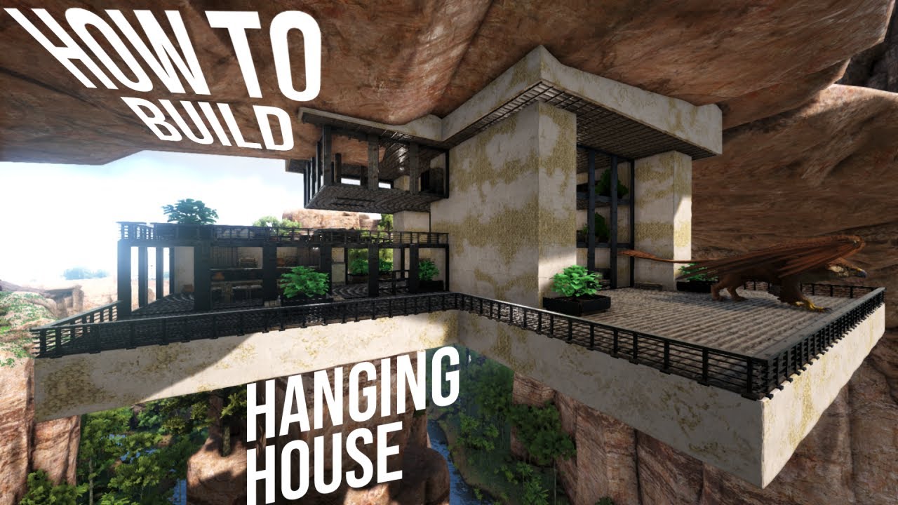 Ark Survival Evolved: HOW TO Build a Hanging House - YouTube