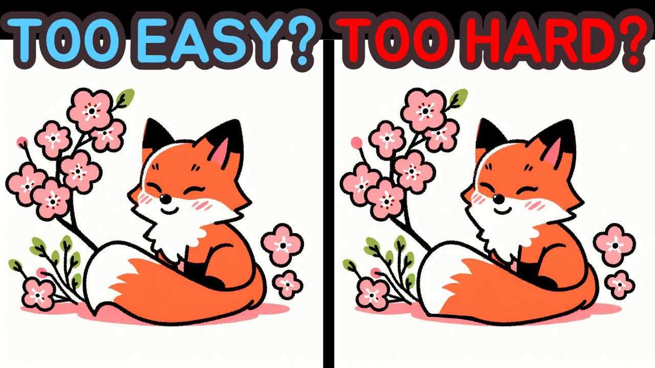 [Find the difference] TOO EASY? TOO HARD?! 😝 TRY THIS TRICKY ONE! [Spot ...