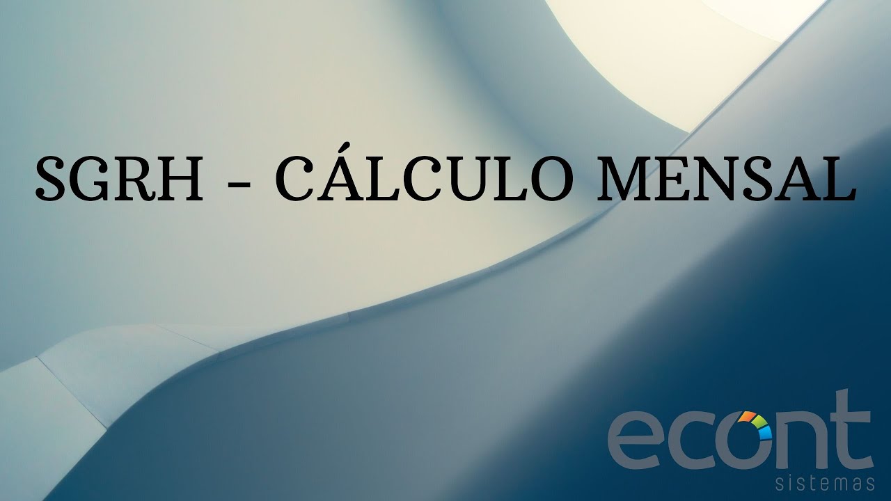 SGRH - Cálculo Movimento Mensal - YouTube