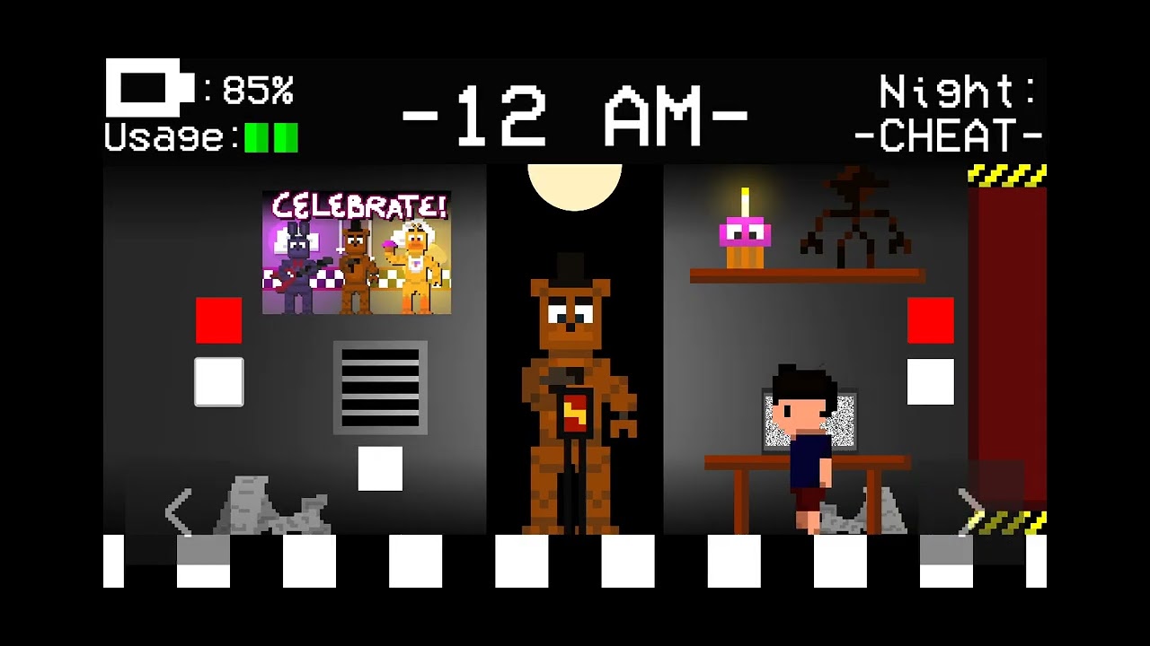 every jumpscare in fnaf 2D - YouTube