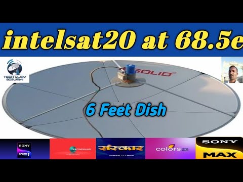 How to set 68e intelsat 20 Dish setting ️ 68.5e new update ️ intelsat ...