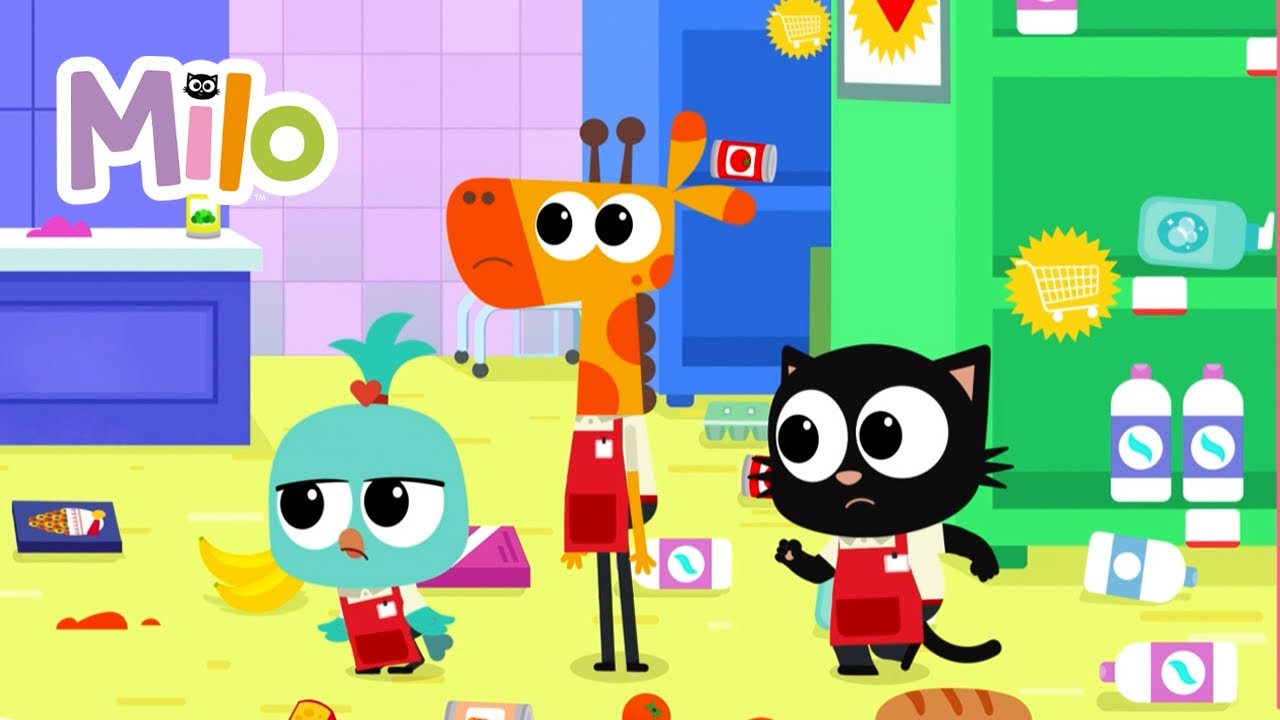 Milo Official Channel | Milo The Supermarket Worker - YouTube