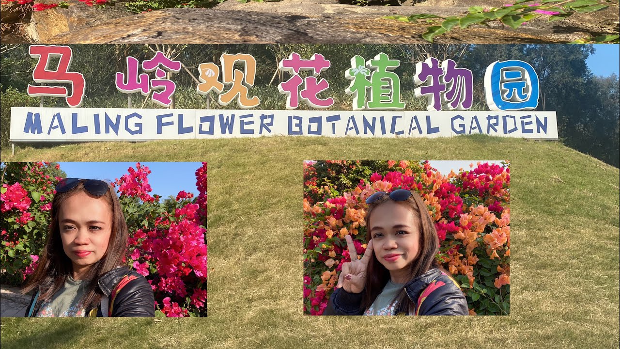 Maling flower botanical garden. #tourifficial - YouTube