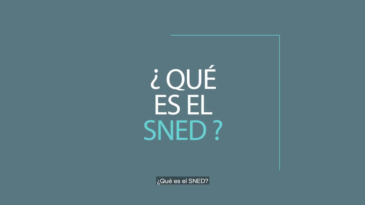 ¿Qué es el SNED? - YouTube