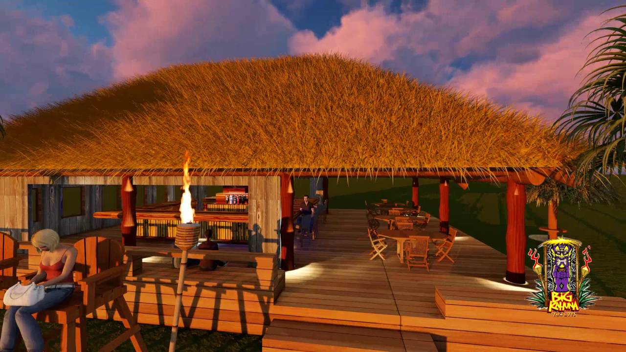 Post Card Inn Tiki Bar Concept - YouTube