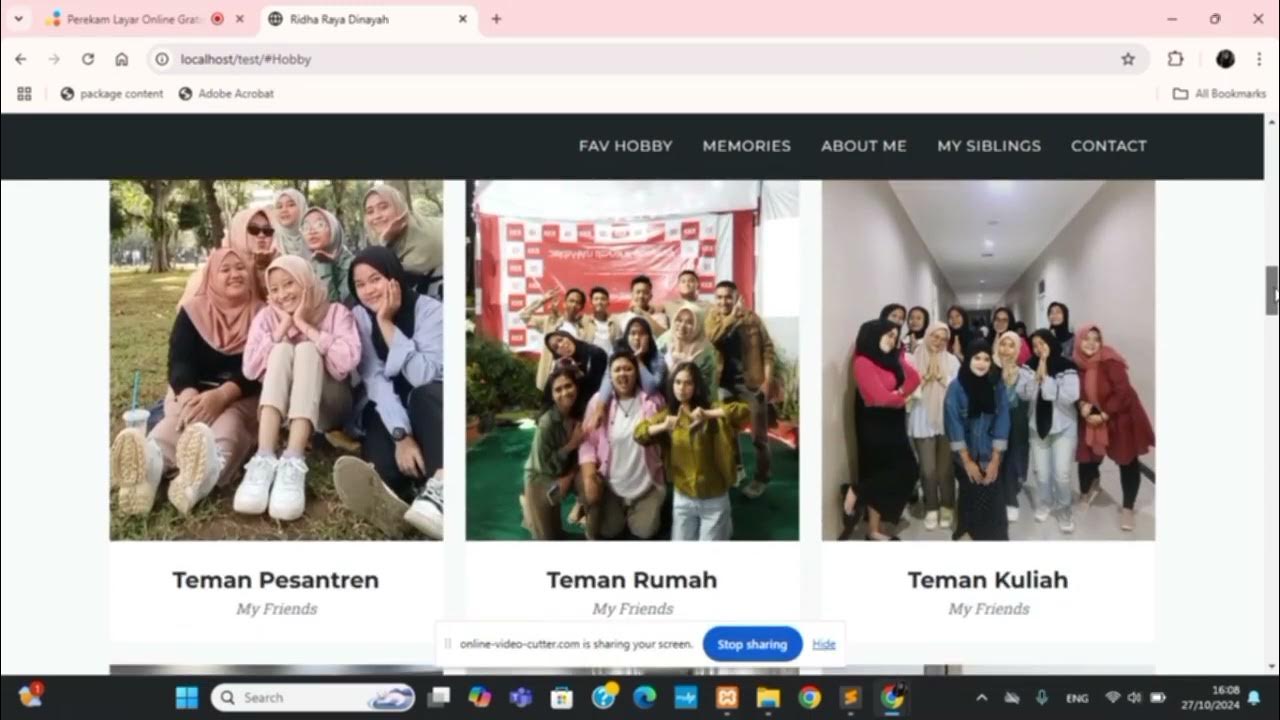 TUGAS PEMROGRAMAN WEB (MEMBUAT WEB PRIBADI) - YouTube