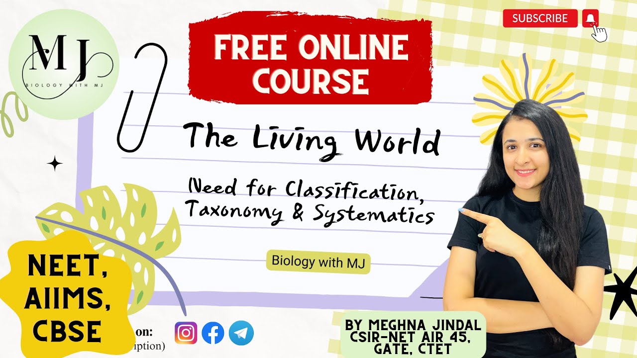 Living World | Need for classification | Taxonomy and Systematics ...