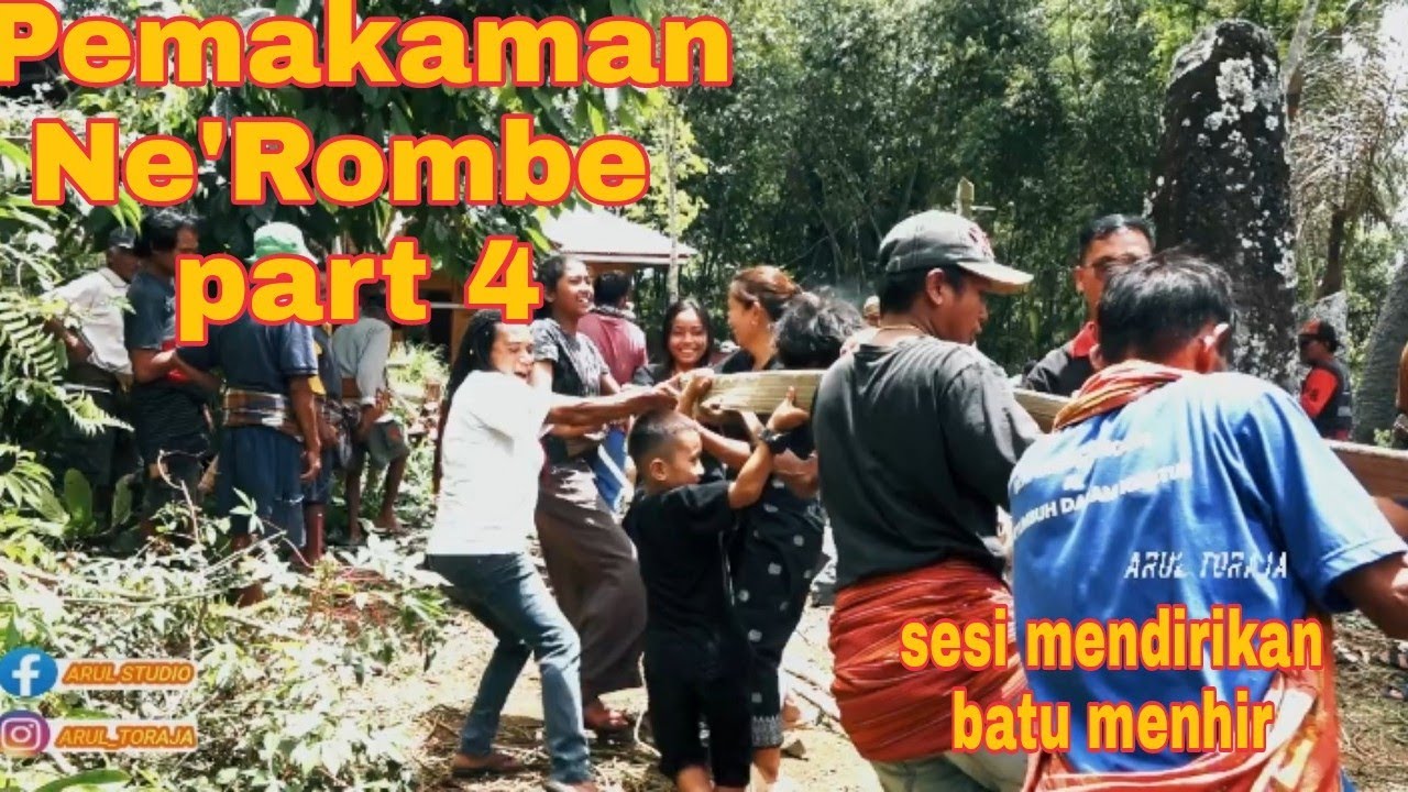 Pemakaman Alm. Ne'Rombe part 4. pasang, buntu lobo' - YouTube