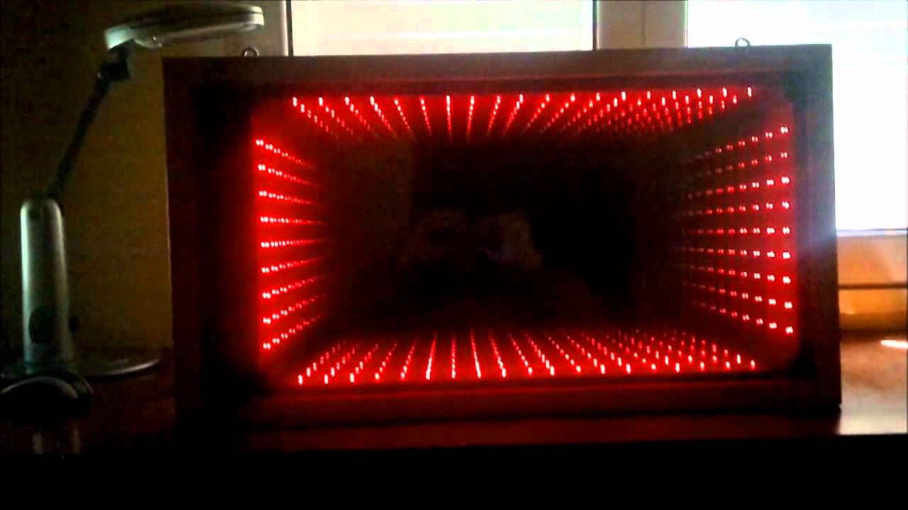Infinity mirror RGB - Κάδρο LED RGB - YouTube