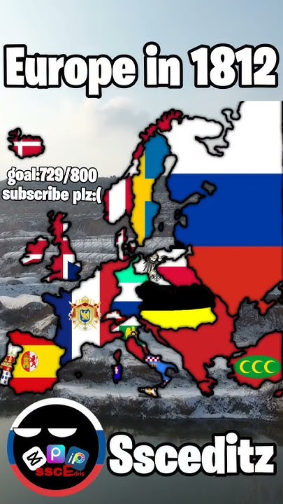 Europa em 1812 #map #mapper #mapping #geography #enfemapping - YouTube