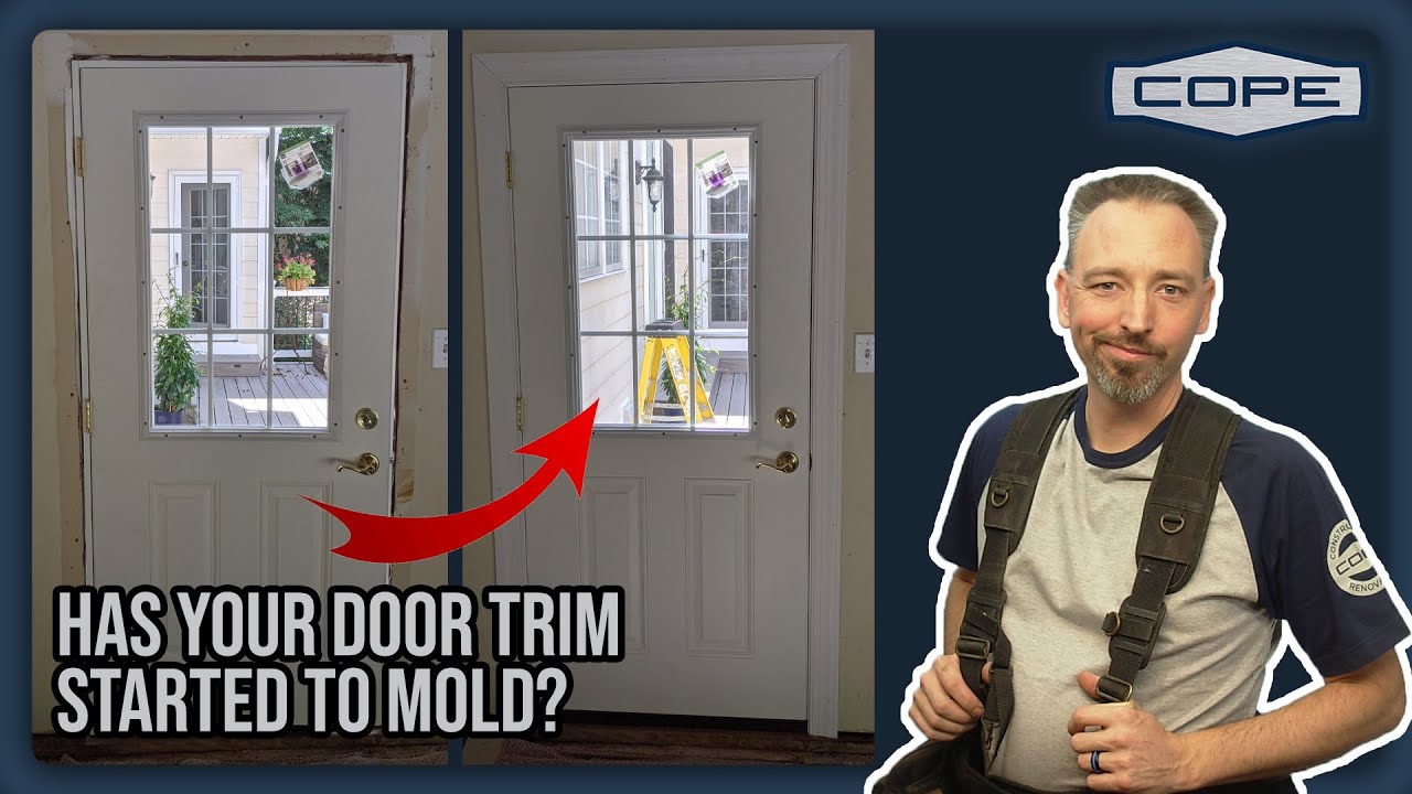Has Your Door Trim Gone Bad? Replacing Water Damaged Trim - YouTube