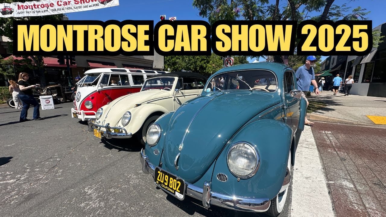 Montrose Car Show 2025: Classic Americana Goodness - YouTube