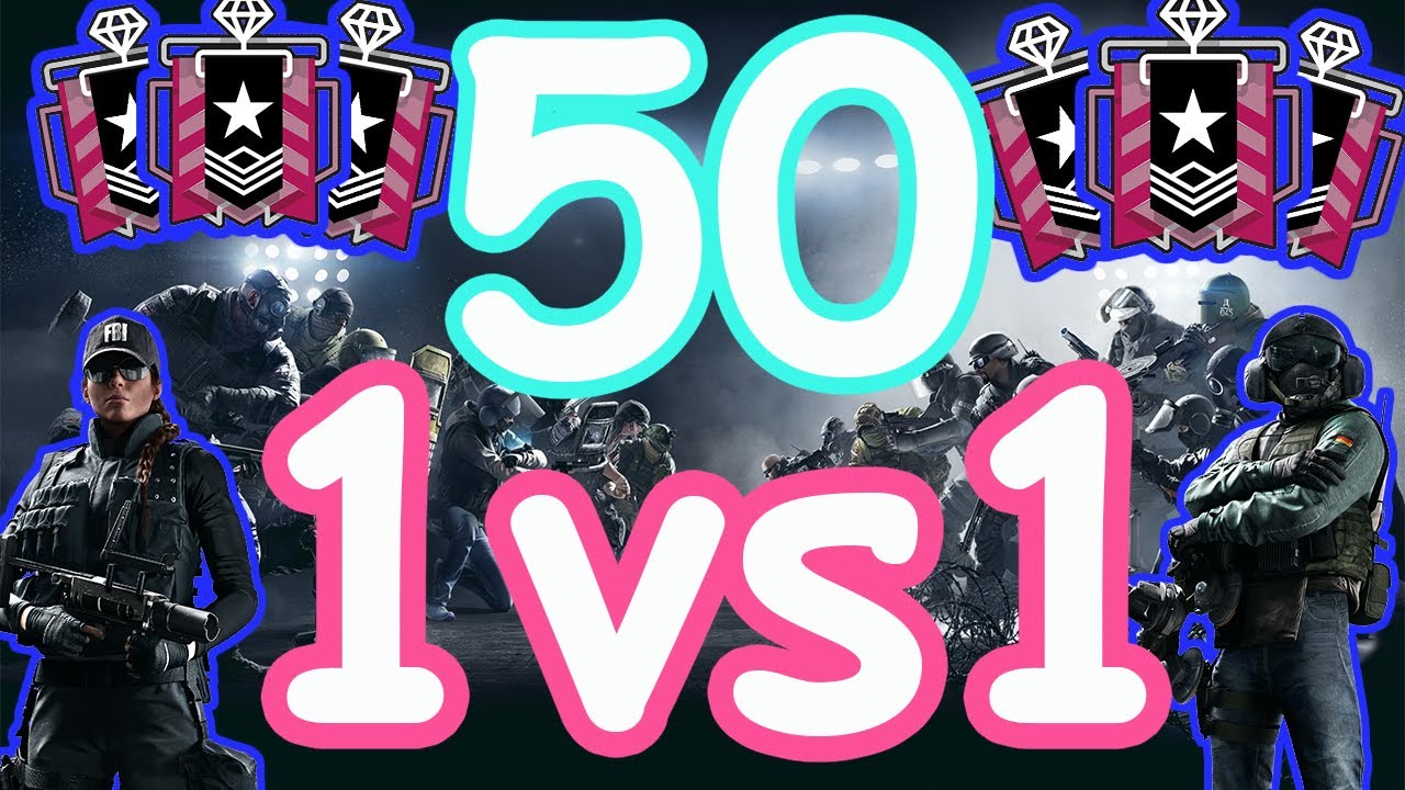 Playing 50 1v1's on Siege - YouTube