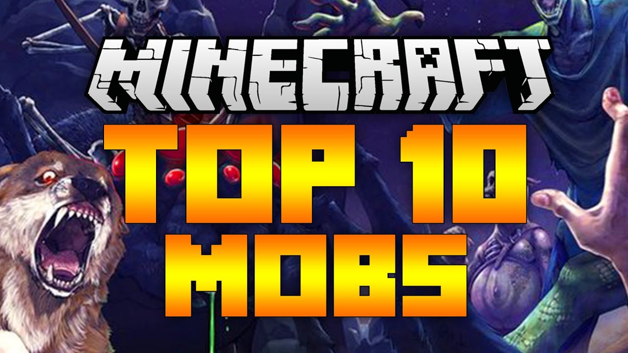 Top 10 Minecraft Mobs & Monsters 1.11/1.10.2 (Best Monsters in ...