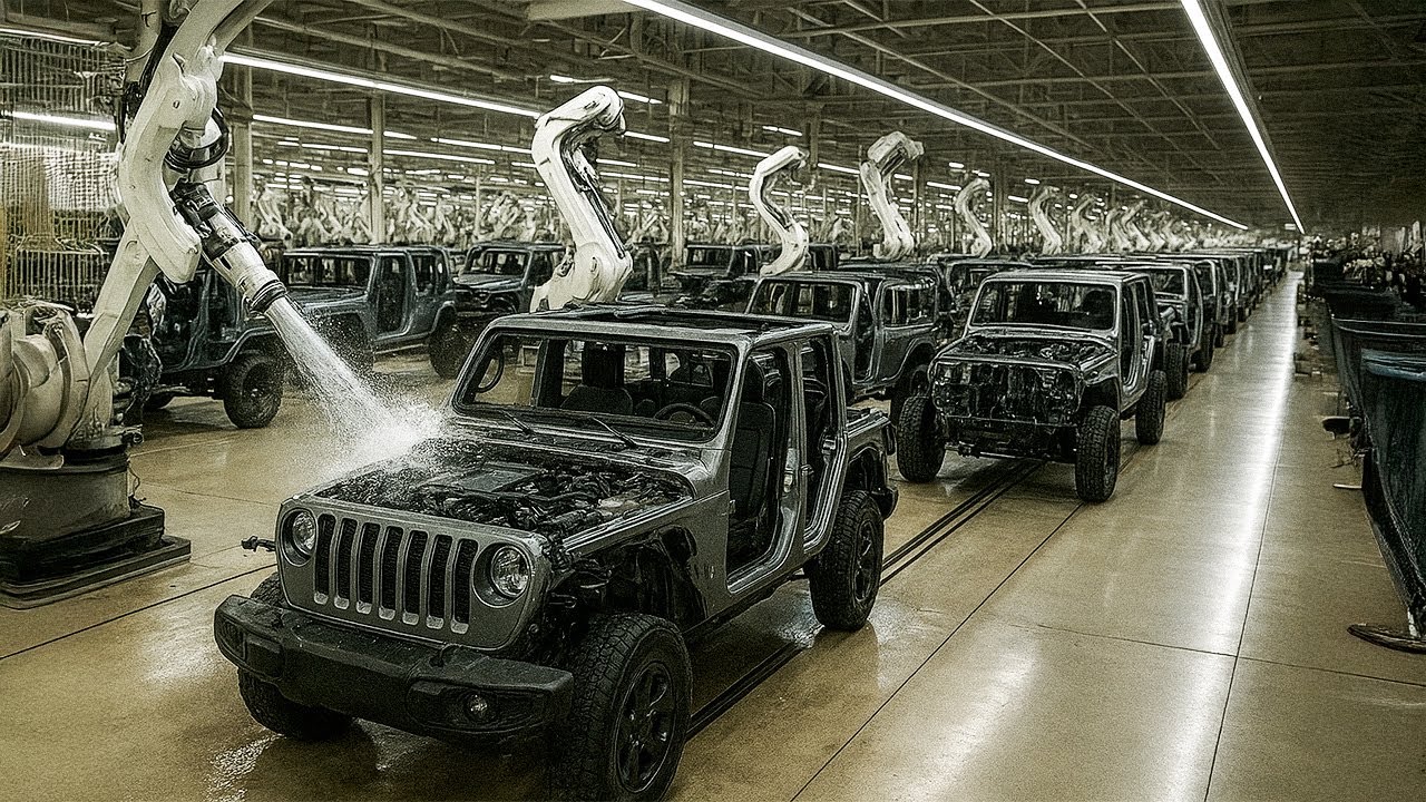 Inside the Jeep Wrangler Factory — Off-Road Icon Water Test Included ...