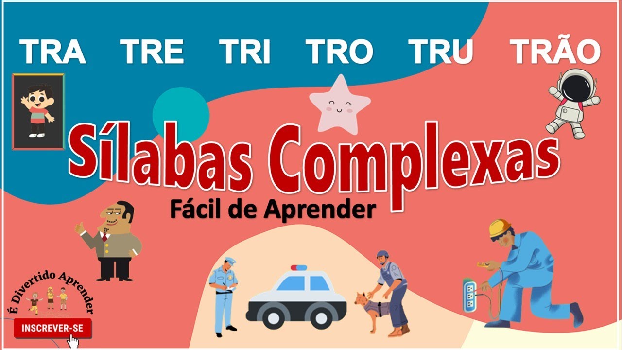 Sílabas Complexas TRA TRE TRI TRO TRU TRÃO // Educação Infantil - YouTube
