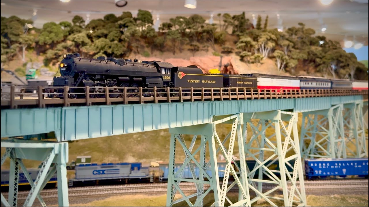 Beautiful Large HO Scale Model Railroad Layout - YouTube