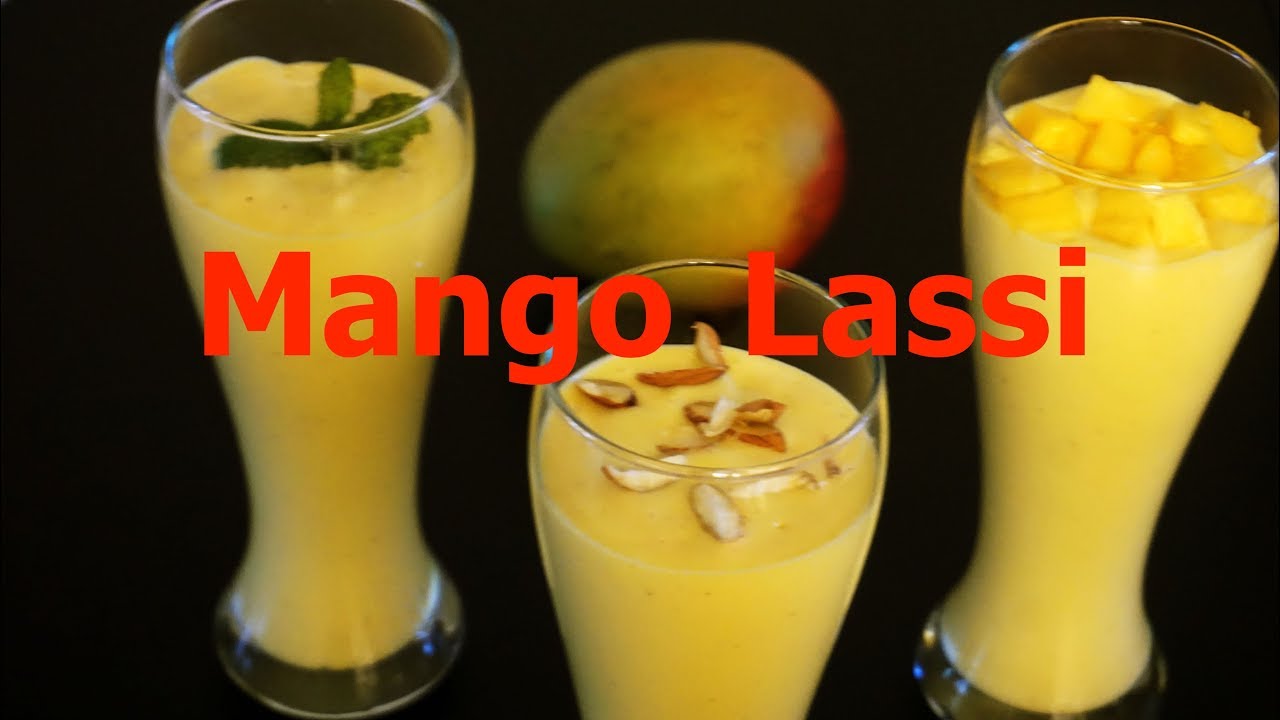 Mango Lassi Recipe | Mango Yoghurt Smoothie | Summer Drink | How to ...