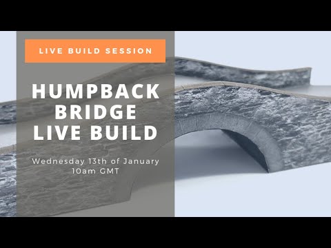 Live Build - KX059-OO Humpback Bridge Kit in OO Scale - YouTube